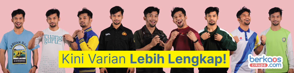 Berkaos.com: Cetak Kaos Desain Sendiri • Digital / Manual